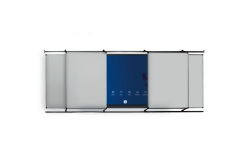 Tableau coulissant pour intégration d’écran interactif | Ulmann